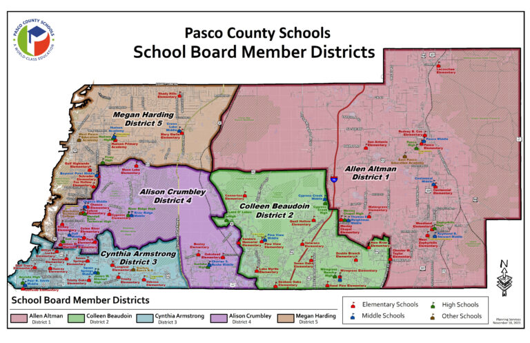 Map Of Pasco County Florida | Maps Of Florida