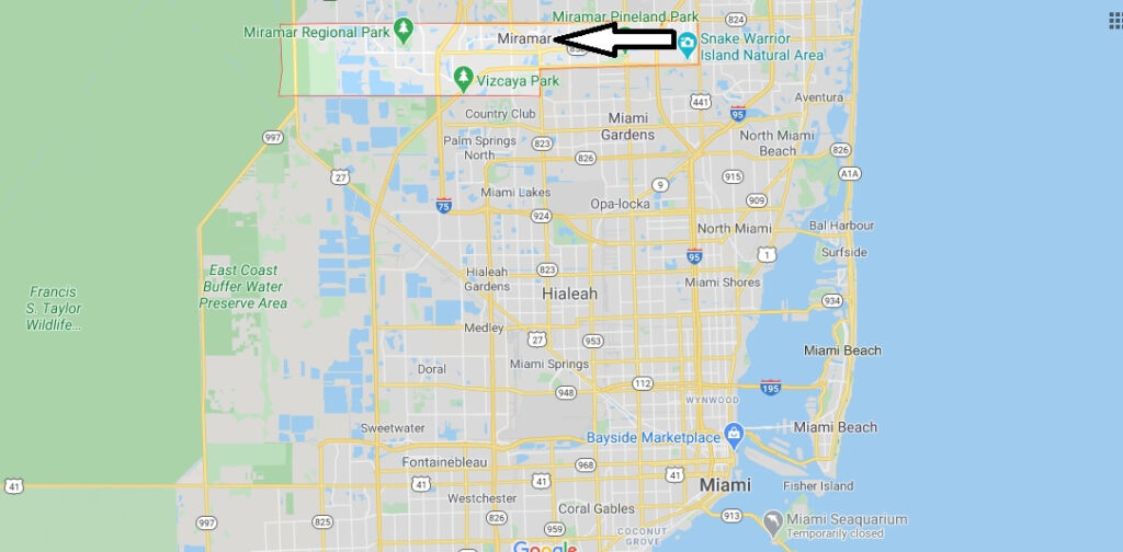 Where Is Miramar Florida What County Is Miramar FL In Where Is Map ...