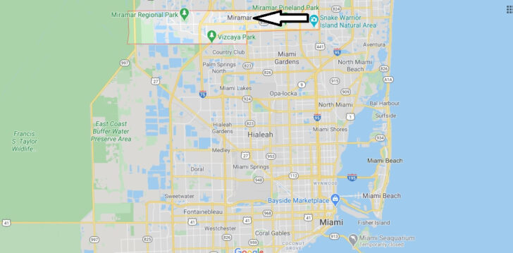 Where Is Miramar Florida What County Is Miramar FL In Where Is Map ...