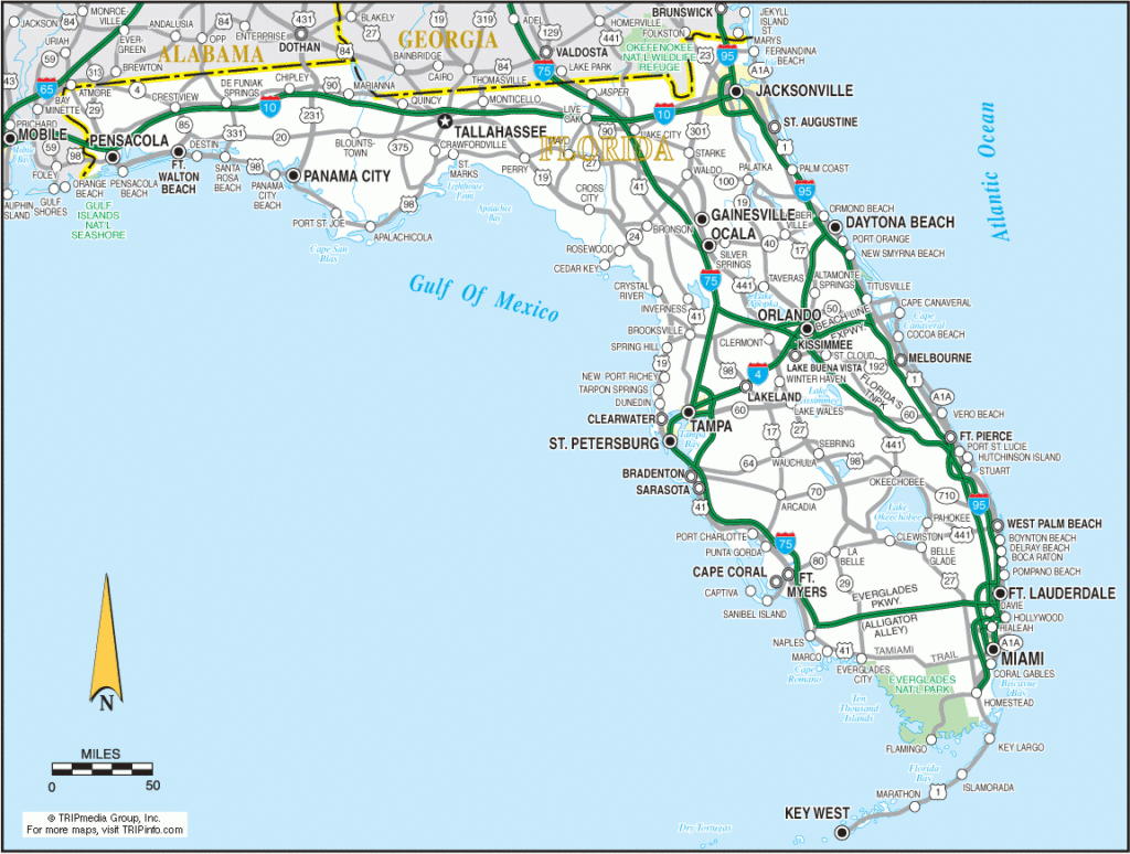 Highway Map Of Florida Panhandle | Maps Of Florida