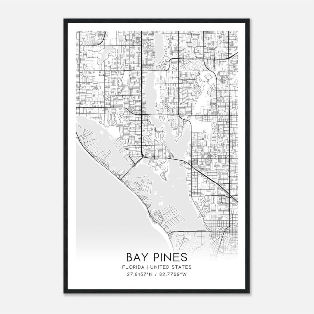 Map Of Bay Pines Florida | Maps Of Florida