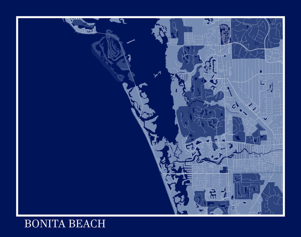Map Of Bonita Beach Florida | Maps Of Florida