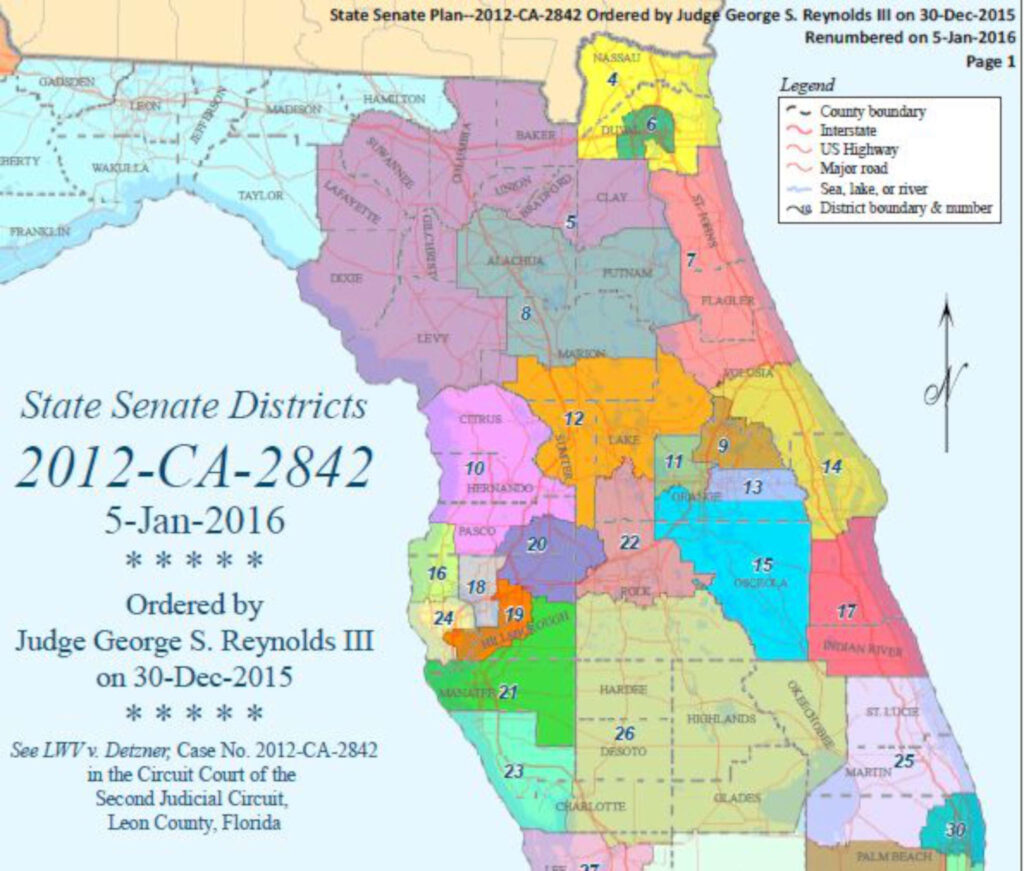 Florida House Of Representatives District Map | Maps Of Florida