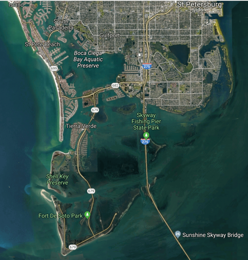 Map Of Fort Desoto Florida | Maps Of Florida