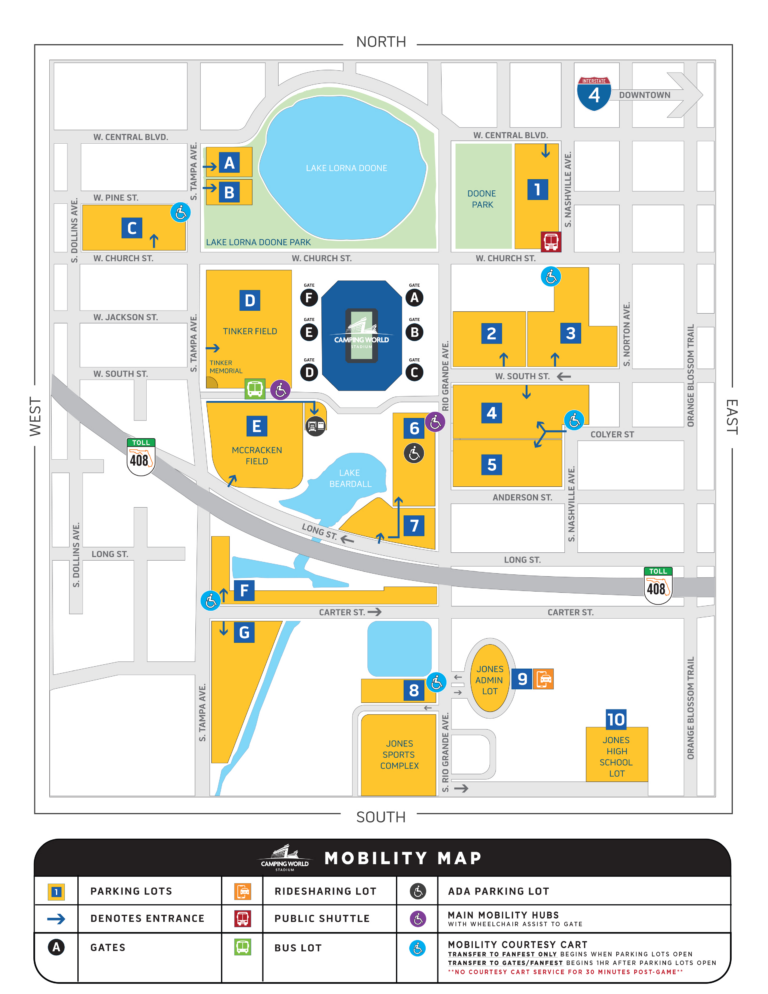University Of Florida Parking Map | Maps Of Florida