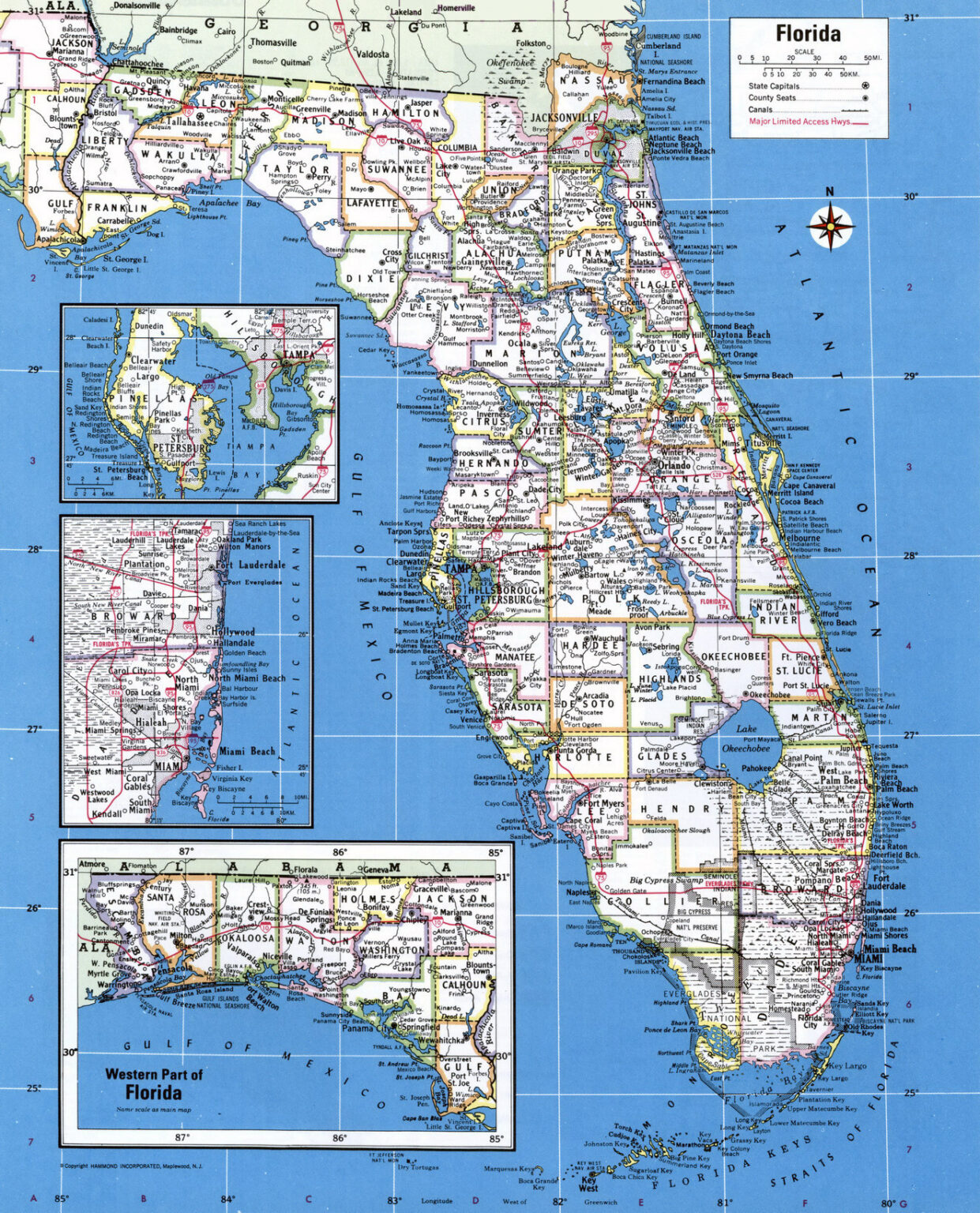 Detailed Map Of Florida State | Maps Of Florida