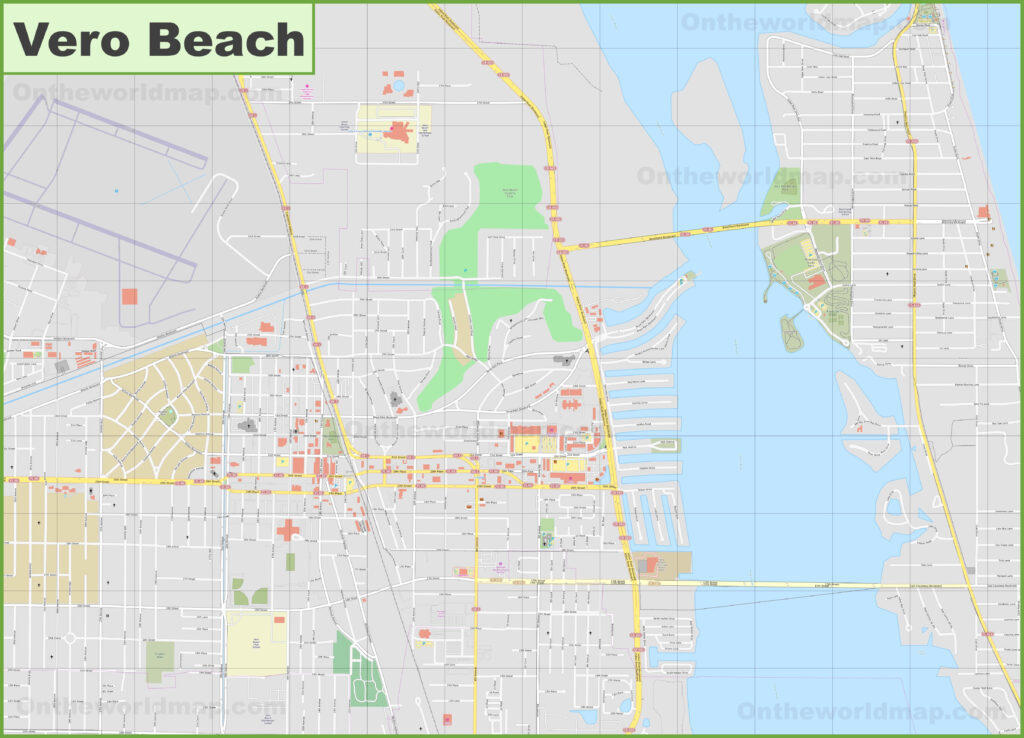 Map Of Florida Showing Vero Beach | Maps Of Florida