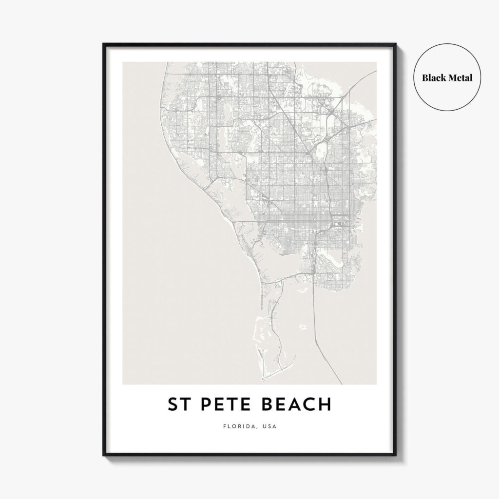 Map Of St Pete Beach Florida | Maps Of Florida