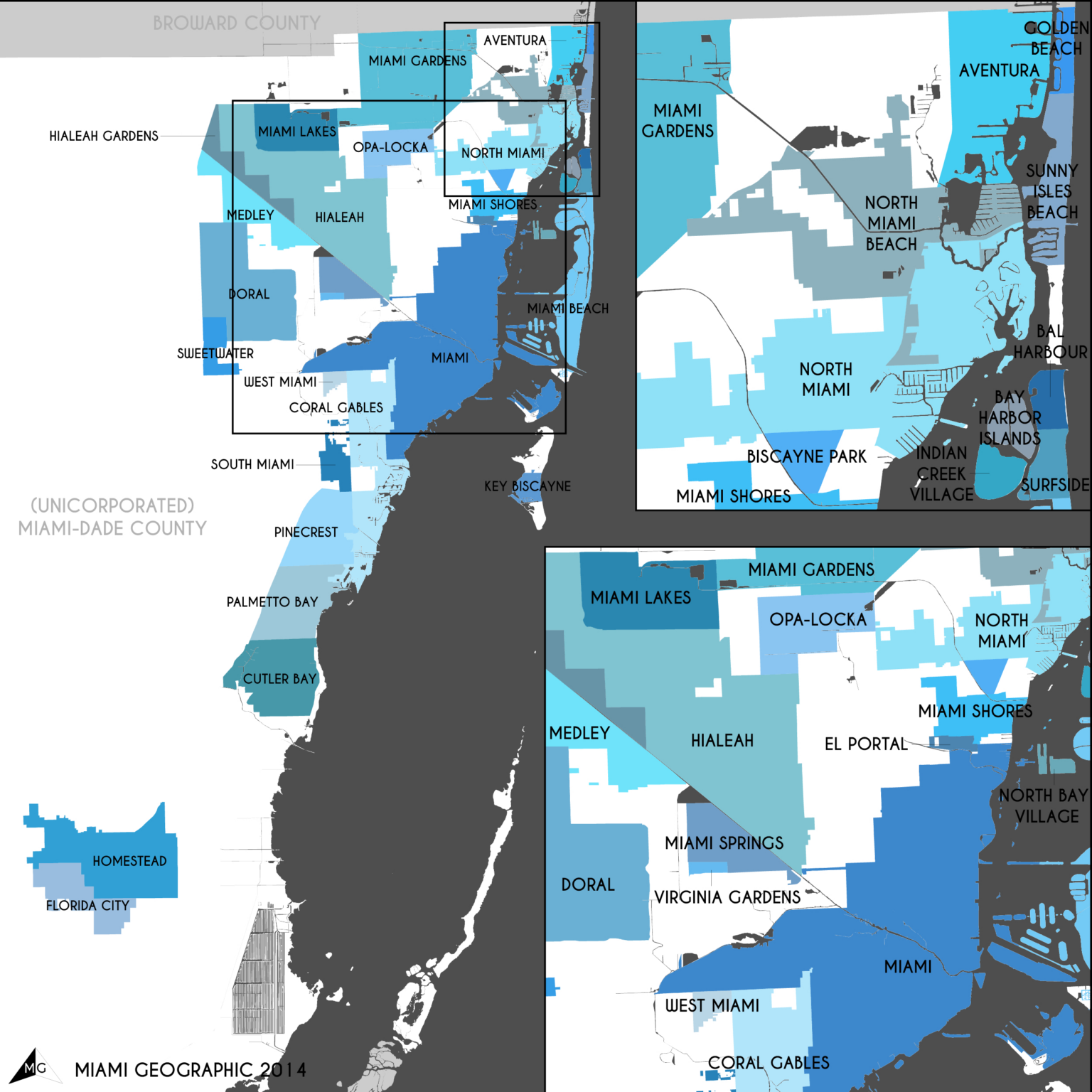 Map Of Miami Dade County Florida | Maps Of Florida