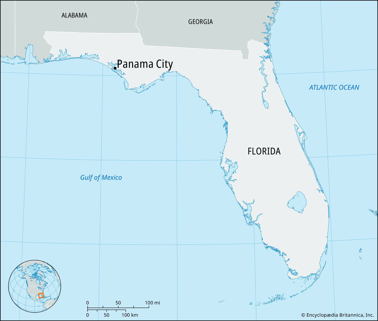 City Map Of Panama City Florida | Maps Of Florida