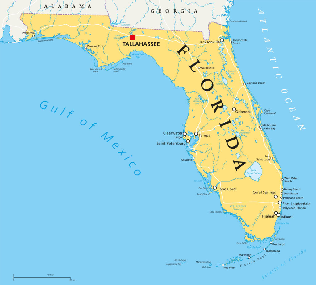 Detailed Map Of Florida Gulf Coast | Maps Of Florida